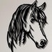 Horse Face Dxf Svg Png Files Horse Head Face Wall Art Cut , File , for ...