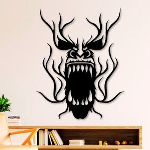 Devil Dxf Svg Png Files , Exorcist , Lucifer , Horror , Face ...