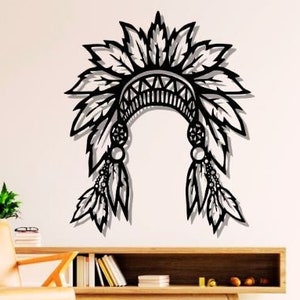 Native Dxf Svg Png Files American Native Boho Element Plasma Cut File ...