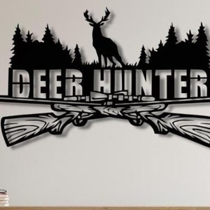 Deer Hunter Dxf , Svg , Png , Files , Laser Cut , Hunt, Hunter , Deer ...