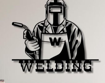 Welding Svg Dxf Files , Laser Cut File Welder Weld Welding Wall Decor ...
