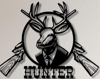 Deer Hunter Dxf , Svg Files , Laser Cut , Hunt, Hunter , Deer , Wall ...