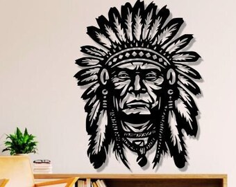 Americn Native Svg Dxf Png Files , Laser Cut File , Native , Indian ...
