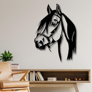 DIGITAL Laser Cut File Horse Head .svg, .ai, .cdr, .png, .pdf - Etsy