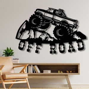 Off Road Dxf , Svg , Png , Files , Truck , off , Road , Extreme , Wall ...