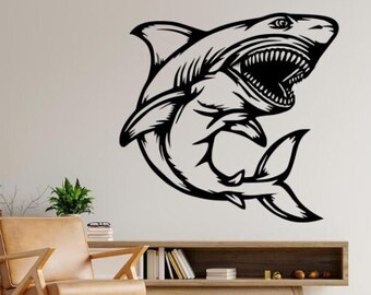 Shark Fishes-dxf Files and SVG Cut Ready for Cnc Machines, Laser ...