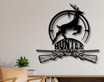Deer Hunter Dxf , Svg Files , Laser Cut , Hunt, Hunter , Deer , Wall ...