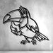 Parrot Dxf Svg Png Files , Parrot , Bird , Wall , Decor , Art , Cut ...