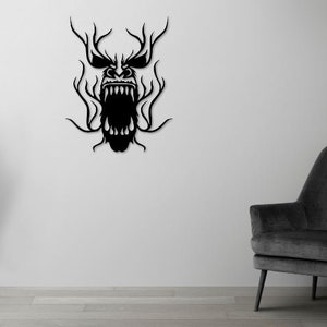 Devil Dxf Svg Png Files , Exorcist , Lucifer , Horror , Face ...