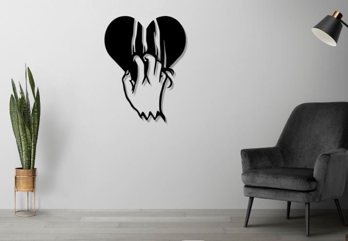 Pangs of Love Dxf Svg Png Files , Love , Heart Broken Valentine Broke ...