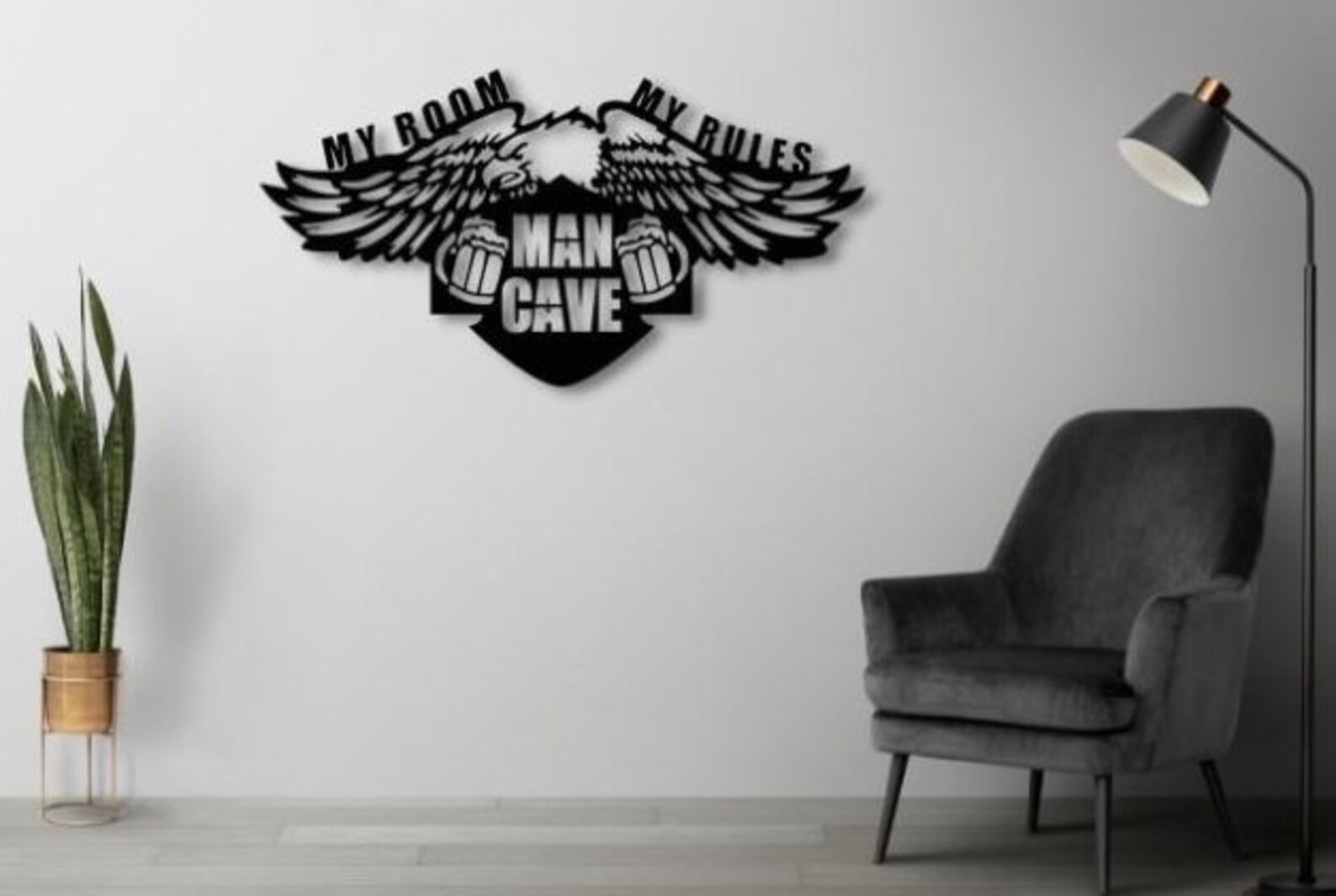 Man Cave Dxf Svg Png Files Man Cave Svg Workshop - Etsy Australia