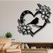 Bird on Branch Dxf , Svg , Png , Files Heart , Bird , Branch , Flower ...
