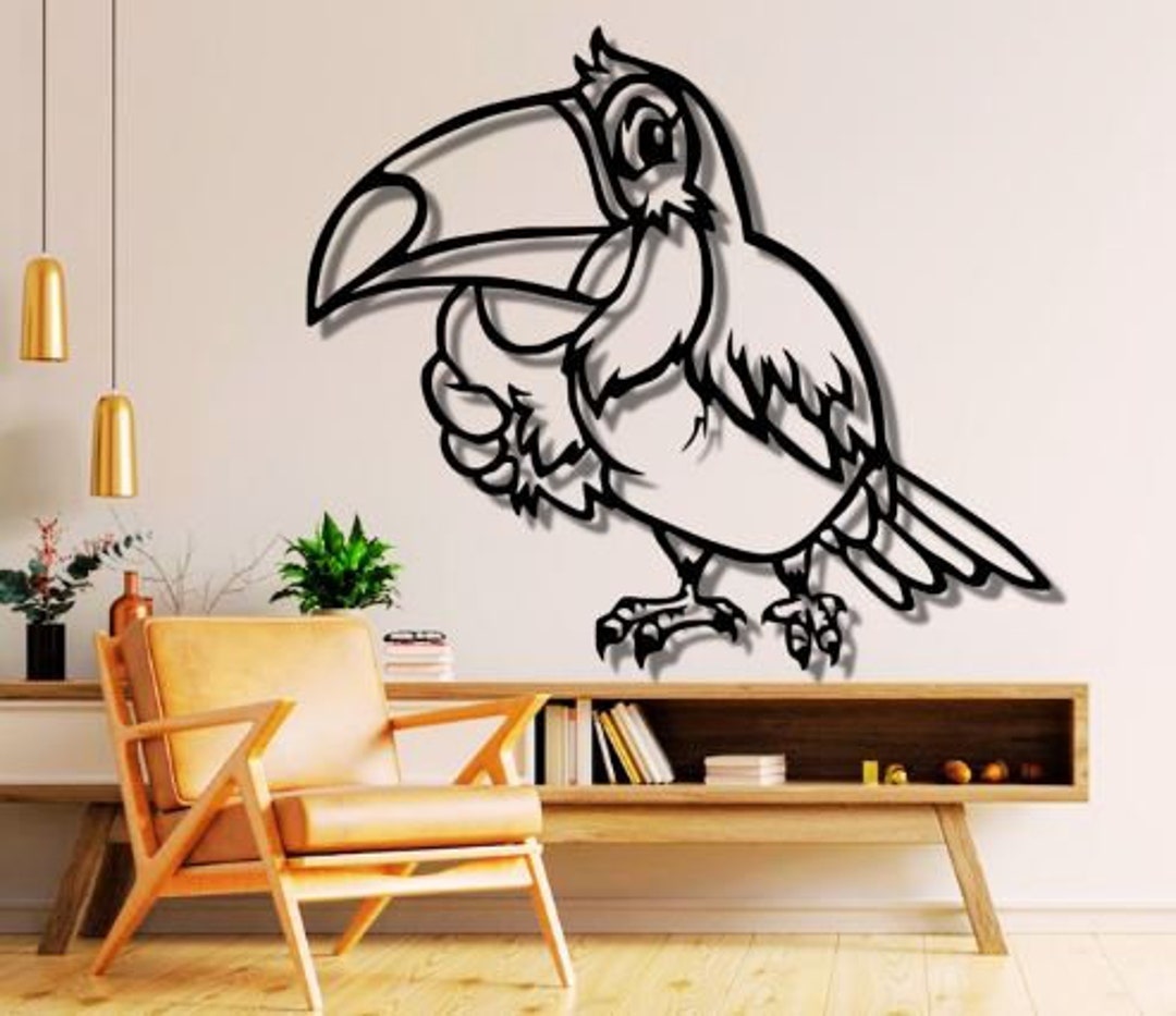 Parrot Dxf Svg Png Files , Parrot , Bird , Wall , Decor , Art , Cut ...