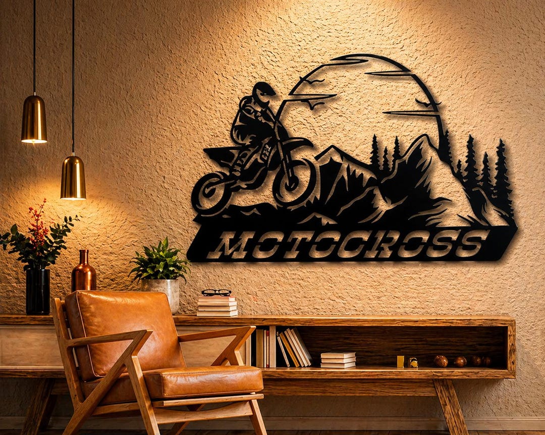 Motocross Rider Scene, CNC Plasma Cut File (svg, Dxf, Png) - Etsy