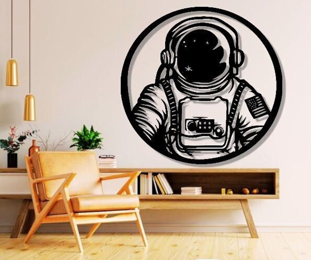 Astronaut Dxf Svg Png Files , Space , Ship , Ufo , Nasa , Station ...