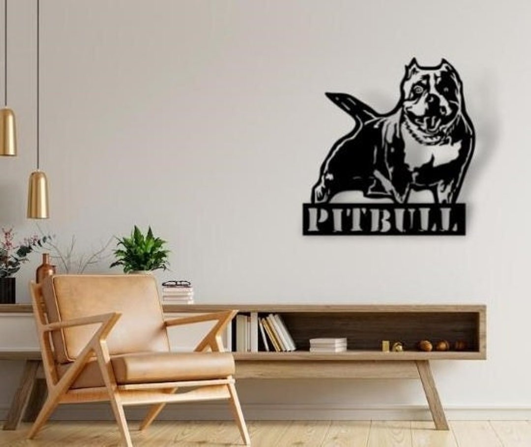 Pitbull Dxf , Svg , Png , Fİles Pitbull Svg , Laser Cut , Dog , Metal ...