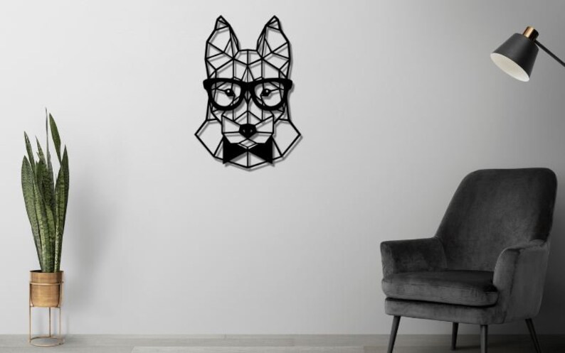 Bulldog Dxf Svg Png Files Bulldog Geometric - Etsy