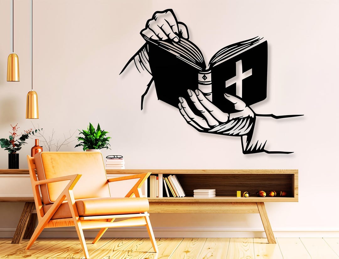 Holy Bible Wall Art Vector Cut File (SVG, DXF, PNG) - Etsy Australia