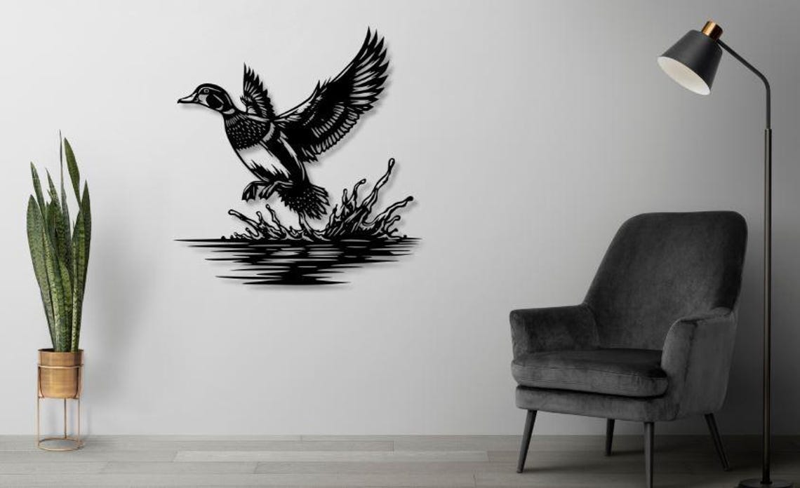 Duck Svg Dxf Png Files Wall Art Files for CNC, Plasma, Laser Cut - Etsy