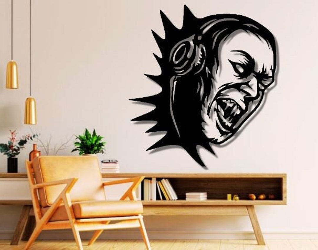 Dj Zombie Dxf , Svg , Png , Files , Halloween , Party , Horror , Happy ...