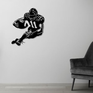 Football Player Dxf Svg Png Files American Football Kicker Team Play ...