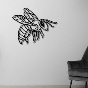 Bee Dxf Svg Png Files Bee Wall Art Cut File Bees , Honey , Honeycomb ...