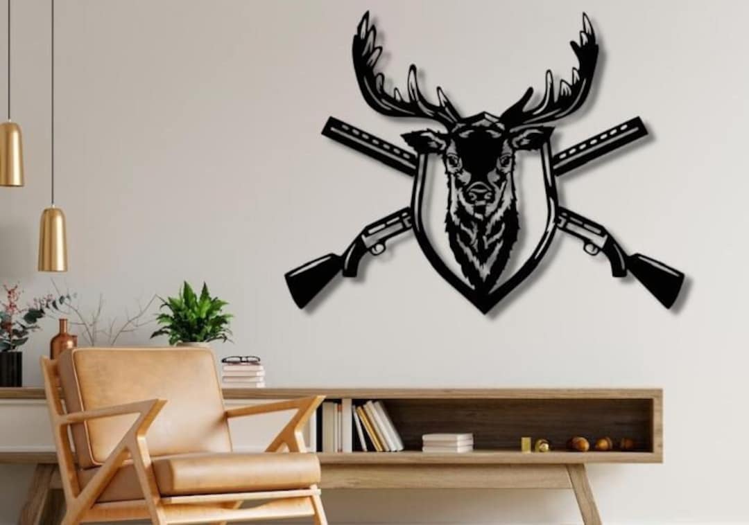 Hirsch Jagd Dxf Svg Png Dateien Wandbild Laser cut - Etsy.de