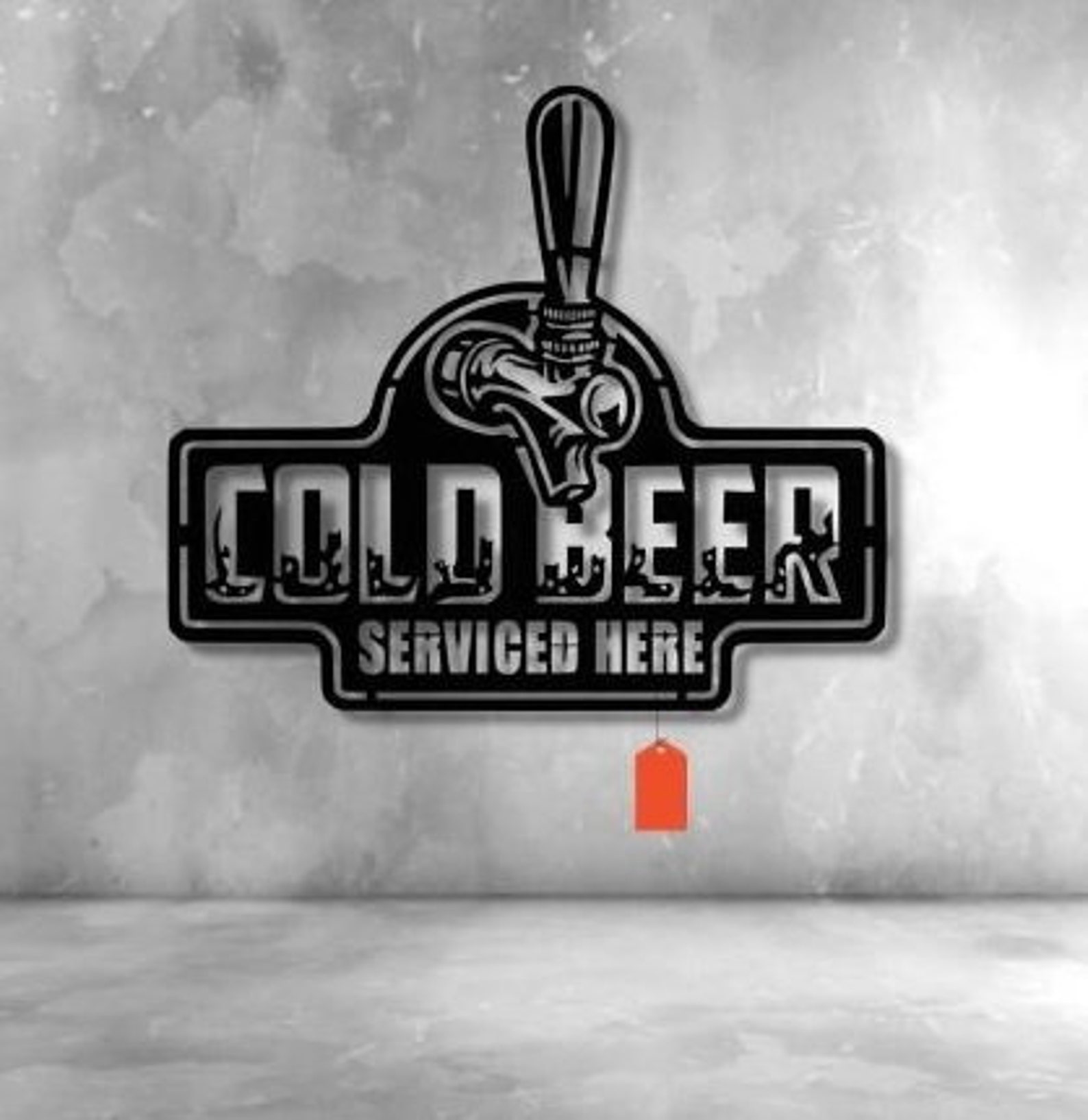 Cold Beer Dxf Svg Png Files Laser Cut Beer Sign - Etsy