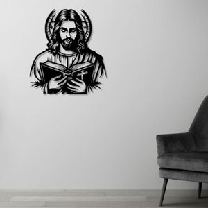 Jesus Dxf Svg Png Files , Jesus Svg , Bible , Wall Art , Jesus Christ ...