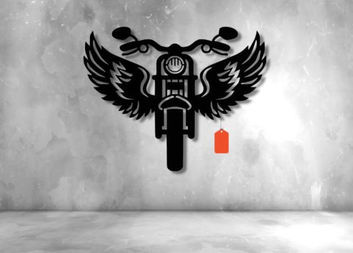 Motorcycle Wings Dxf Svg Png Files Motorcycle - Etsy