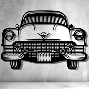 Classic Cadillac Dxf , Svg , Png , Files , Old , Cadillac , Vintage ...