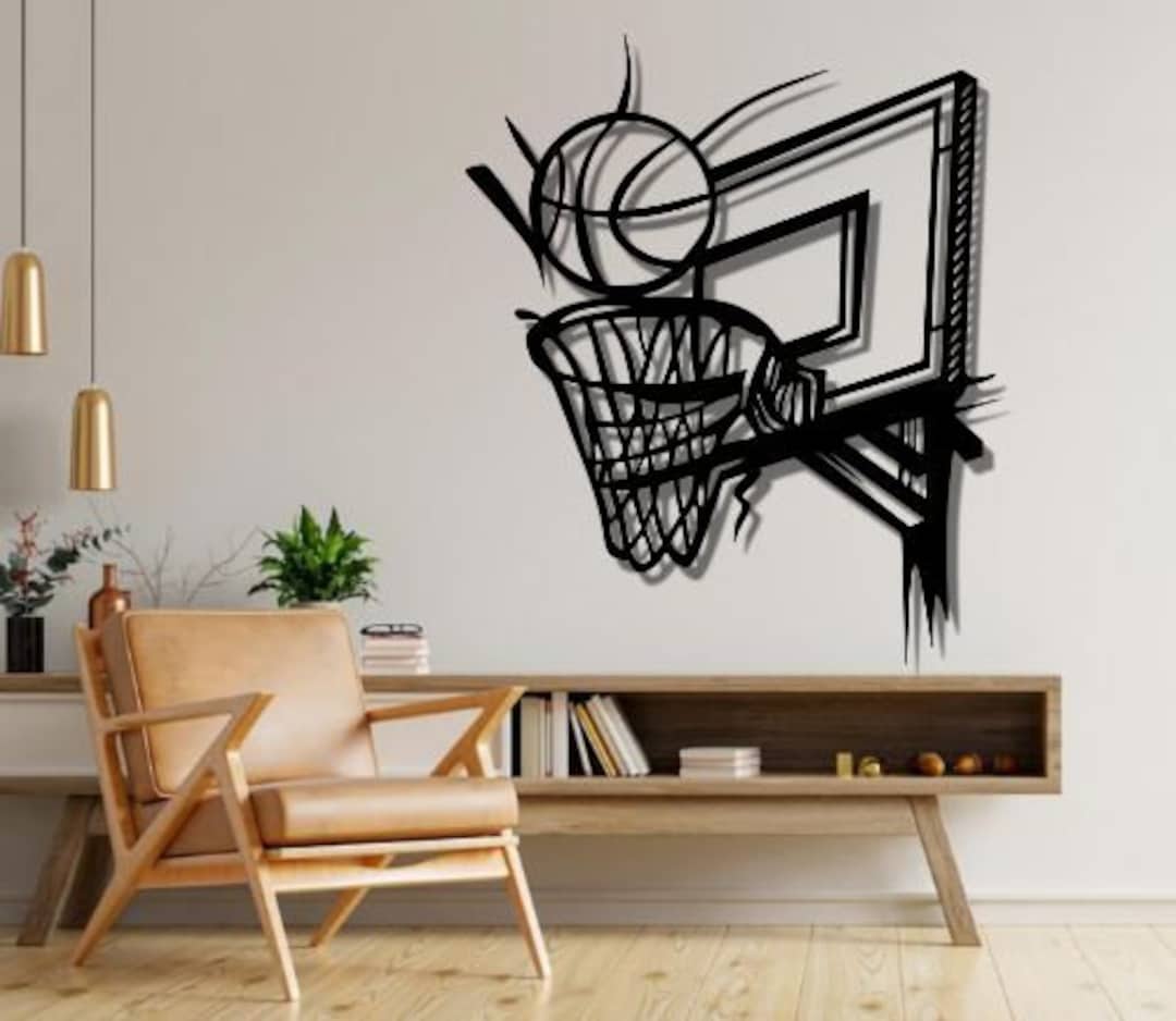 Basketball Hoop Dxf Svg Png Files Basketball Basket - Etsy