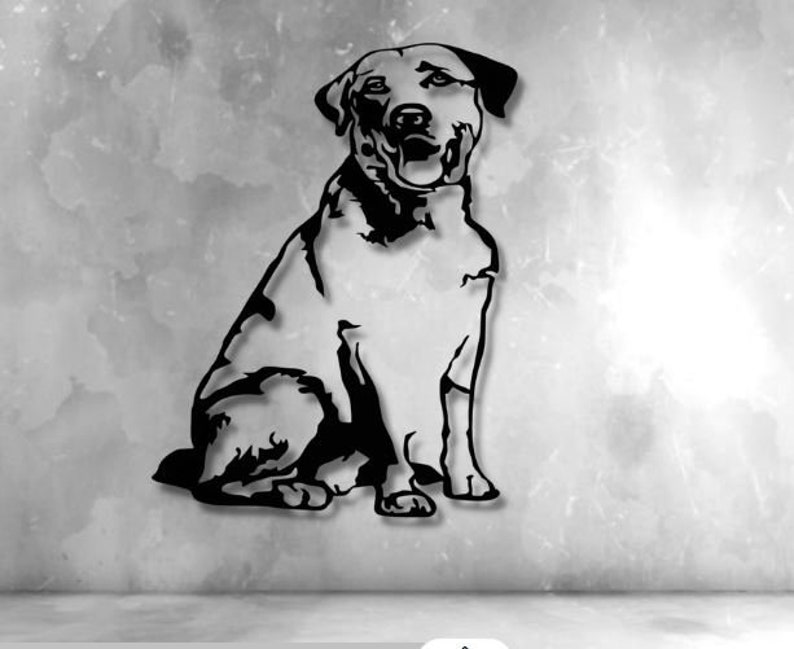 Labrador Svg Dxf Files Metal Wall Art Files, CNC Laser Plasma Cut (svg ...