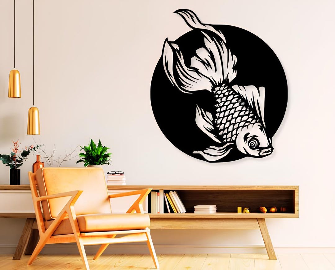 Fish Wall Art, CNC Plasma Laser Cut File (svg, Dxf, Png) - Etsy