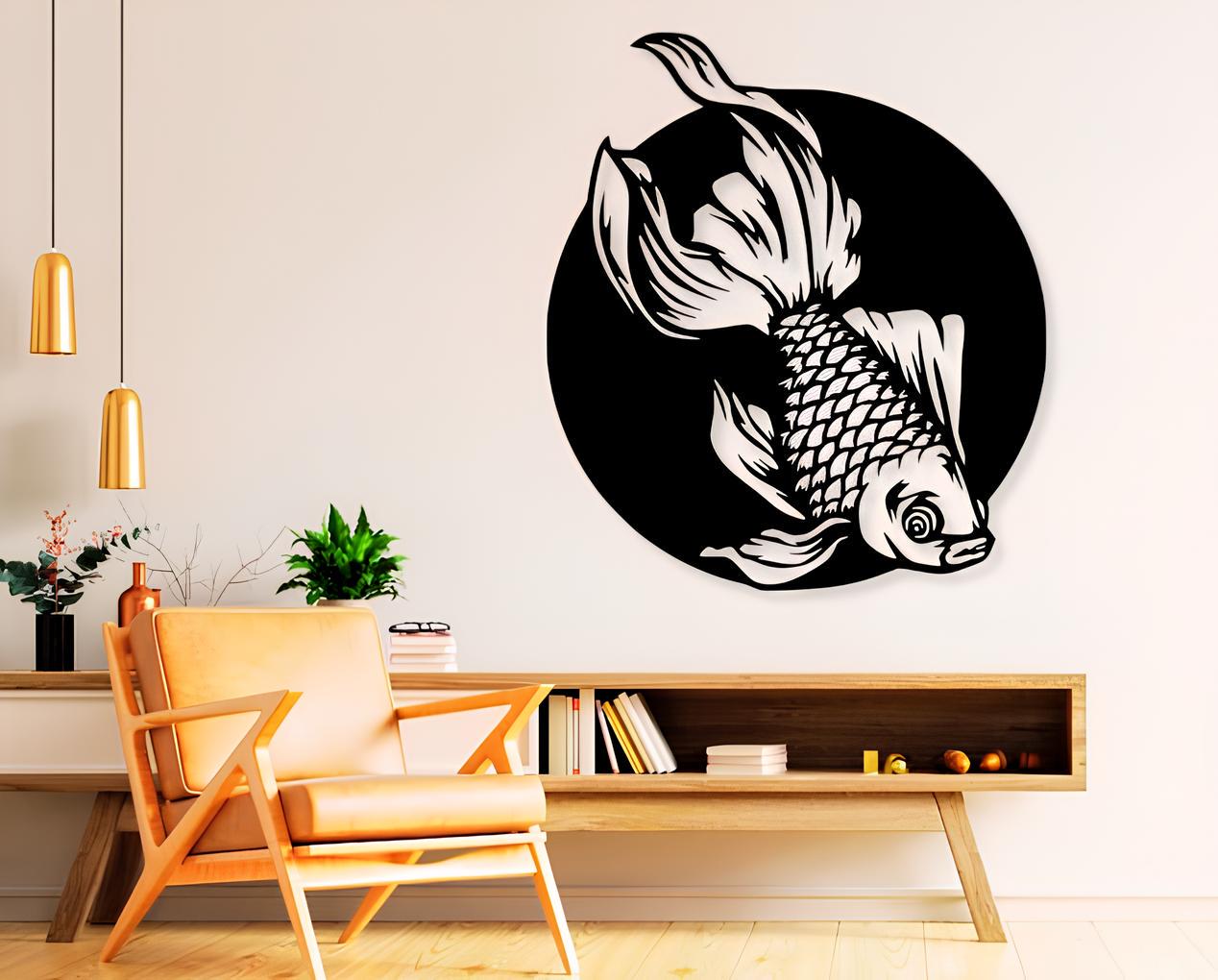 Fish Wall Art, CNC Plasma Laser Cut File (svg, Dxf, Png) - Etsy