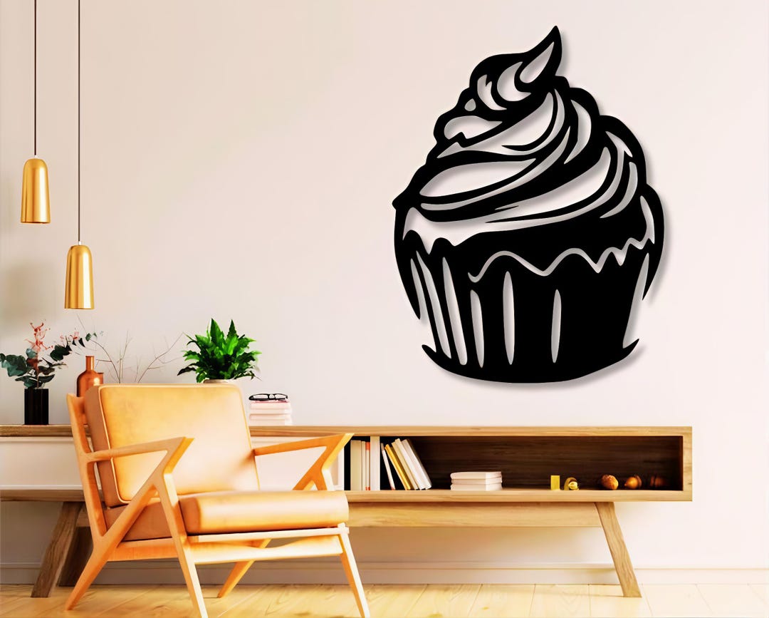 Cupcake Dxf Svg Png Files , Cake , Muffin , Recipe , Cupcake , Cut ...