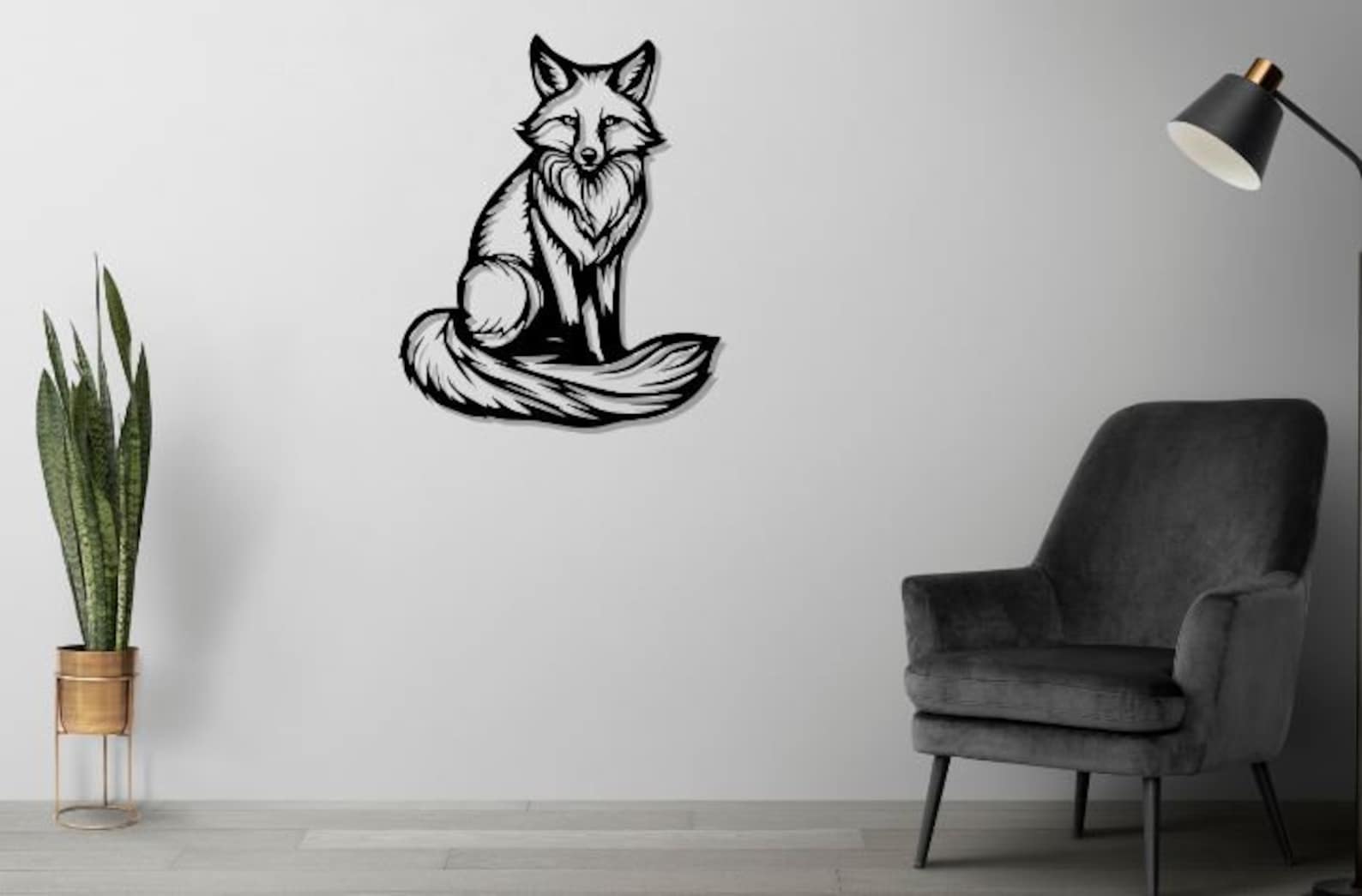 Fox Dxf Svg Png Files Metal Wall Art, CNC Laser Cut Files - Etsy