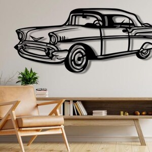 Chevrolet Dxf Svg Png Files Classic Chevy Old Car - Etsy