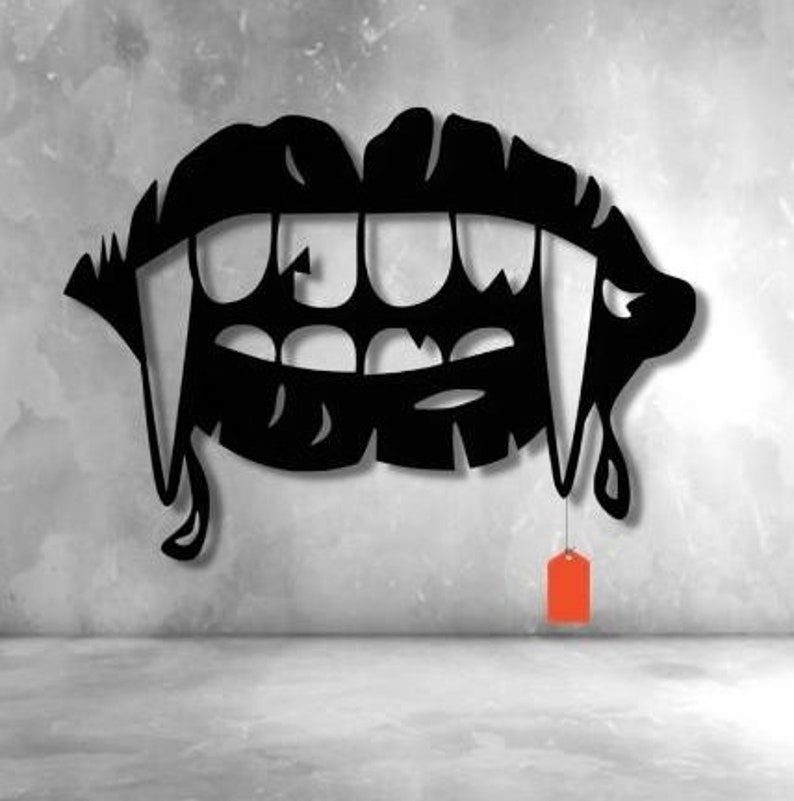 Dracula Dxf Svg Png Files Laser Cut Wall Art Horror - Etsy