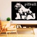Pitbull Dxf Svg Png Files , Dog , Wall Art , Pitbull , Cut File for Cnc ...
