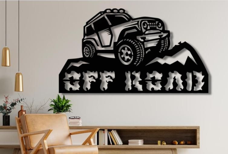 Off Road Dxf Svg Png Files Wall Art off Road Truck - Etsy