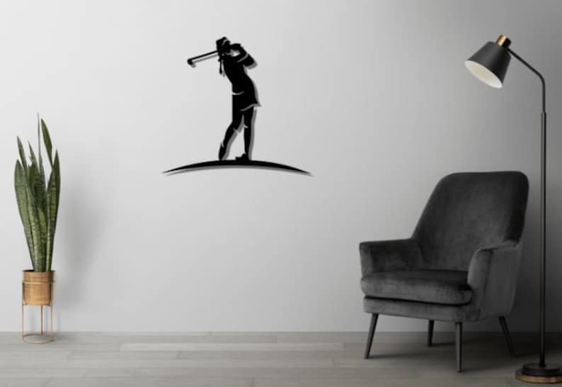 Golfer Dxf Svg Png Files Golf Woman Girl Cut - Etsy