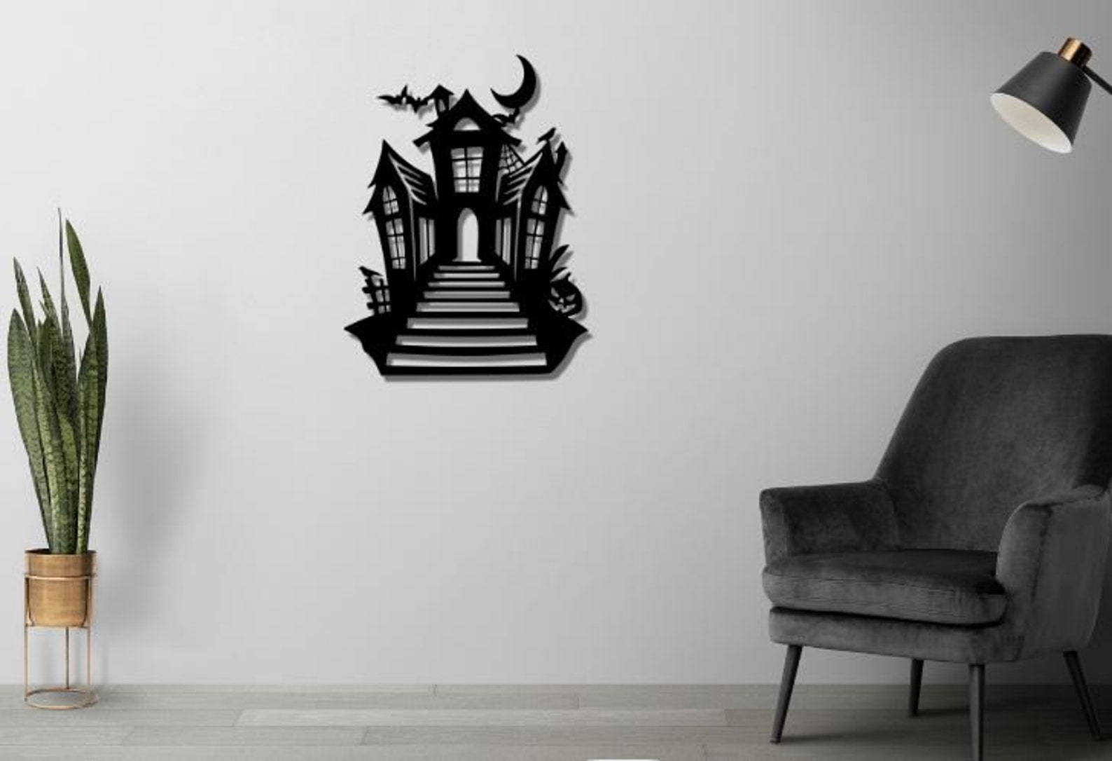 Haunted House Dxf Svg Png Files Horror Haunted Scary , House , Pumpkin ...