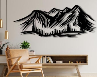 Nature Scenes Dxf for CNC Laser & Plasma Cut, Forest Cut File for Craft ...