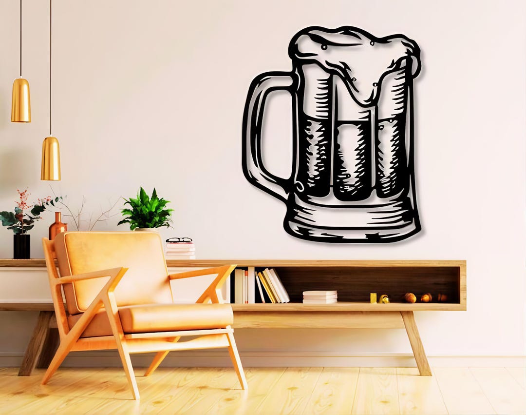Beer Foam Metal Wall Art Files, CNC Laser Cut (svg, Dxf, Png) - Etsy Canada