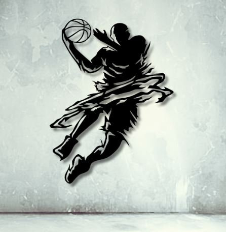 Basketball Player Dxf Svg Png Files Plasma Cut File for Cnc Plasma ...