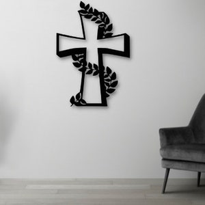 Cross With Flower Dxf , Svg , Png , Files , Jesus Cross , Old Cross ...