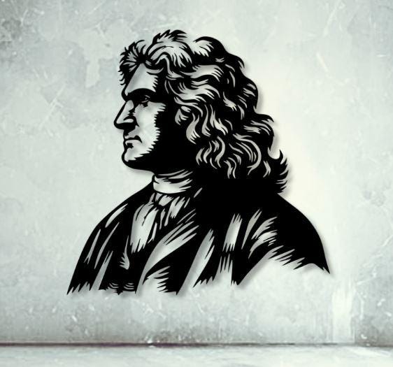 Isaac Newton Wall Art, CNC Laser Cut File (svg, Dxf, Png) - Etsy Australia