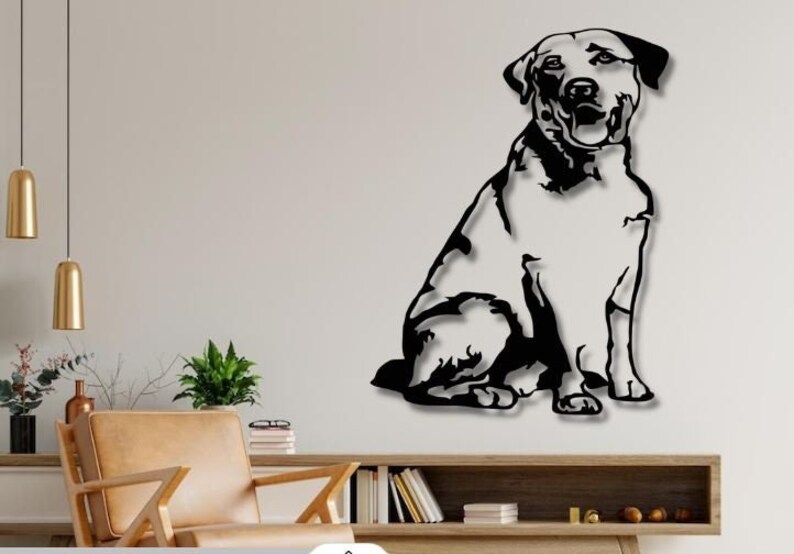 Labrador Dxf Svg Png Files Wall Art Dog Dogs - Etsy