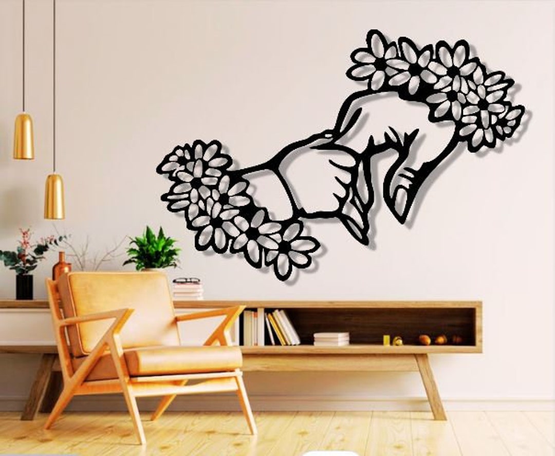 Mom and Baby Dxf Svg Png Files , Hand , Hold , Flower , Flowers , Daisy ...